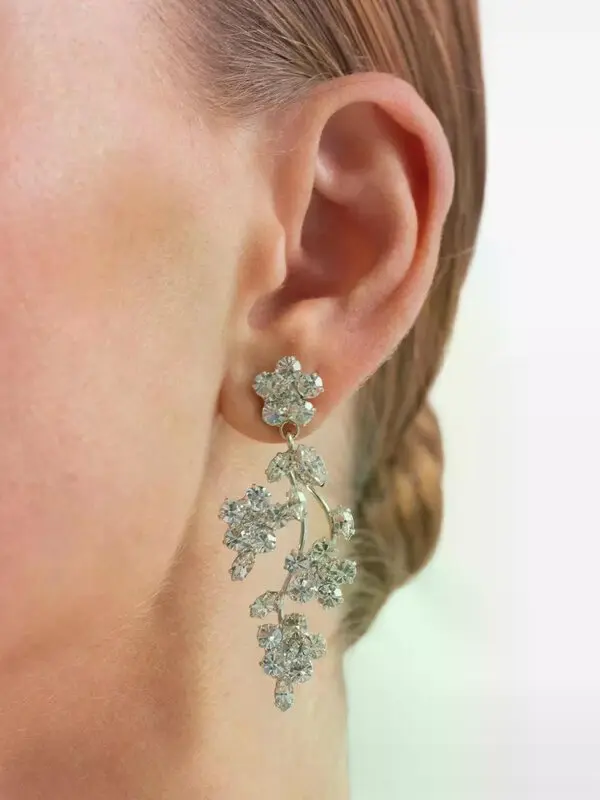 JENNIFER BEHR Adeline Crystal-embellished Drop Earrings
