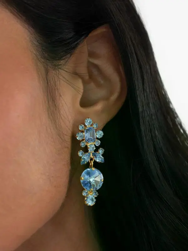 JENNIFER BEHR Albertina Crystal-embellished Earrings