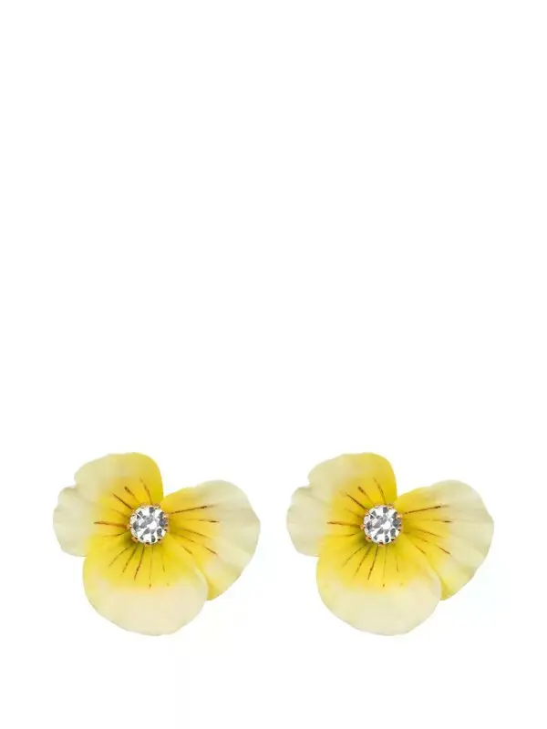 JENNIFER BEHR Aleah Flower Stud Earrings - Gold