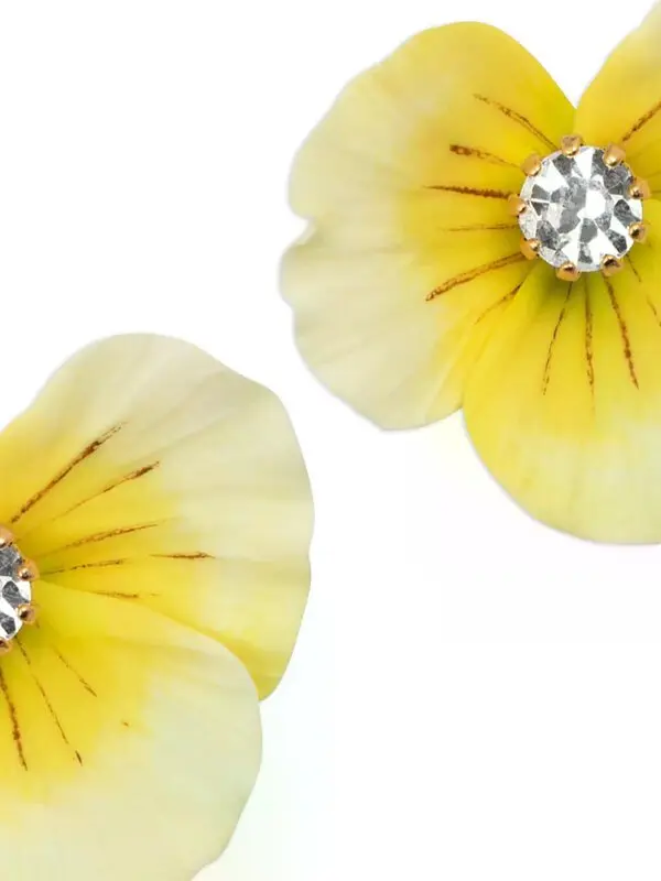 JENNIFER BEHR Aleah Flower Stud Earrings - Gold