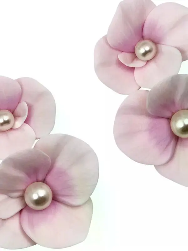 JENNIFER BEHR Aylani Floral-motif Earrings - Pink