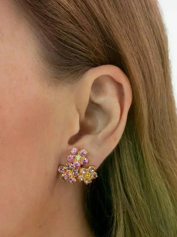 JENNIFER BEHR Violet Stud Earrings - Gold