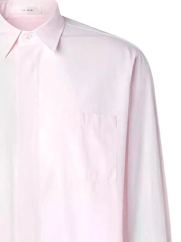 THE ROW Marek Chest-pocket Button-down Cotton Shirt - Pink