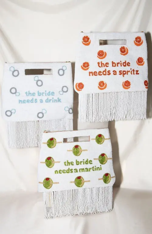 ISLAND TO EAST SIDE The Bride Needs A Drink Handle Pouch