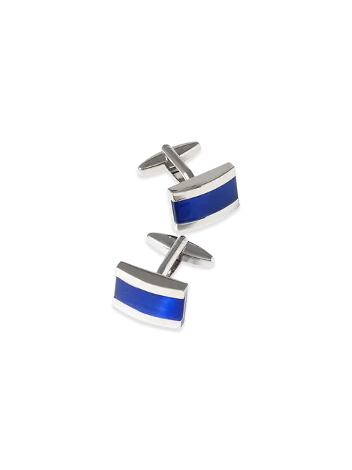PAUL FREDRICK Semi Precious Stone Cufflink - Blue