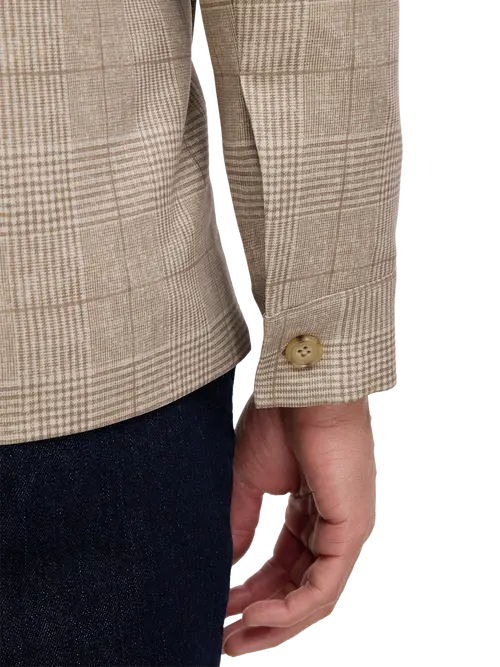 PAUL FREDRICK Plaid Shirt Jacket