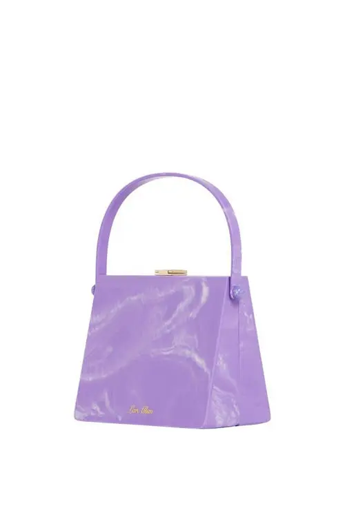 LARALLAN Christabel Acrylic Top Handle Bag