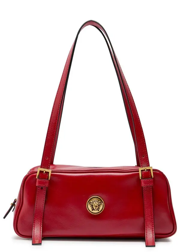 Versace Small Leather Shoulder Bag