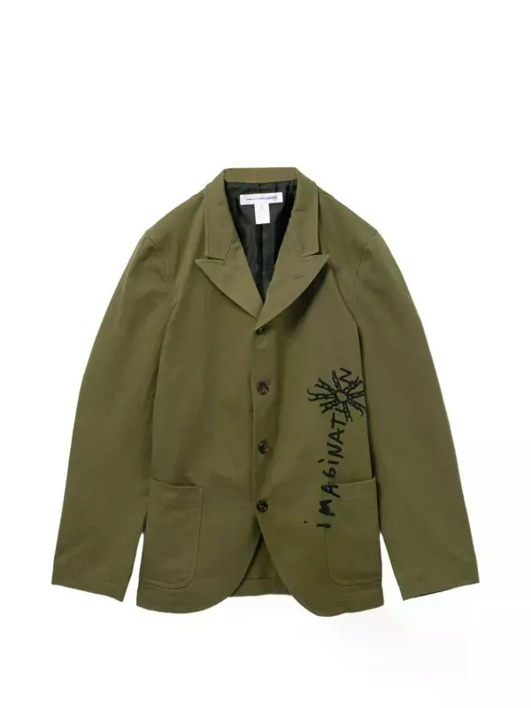 Comme Des Garçons Single-breasted Blazer