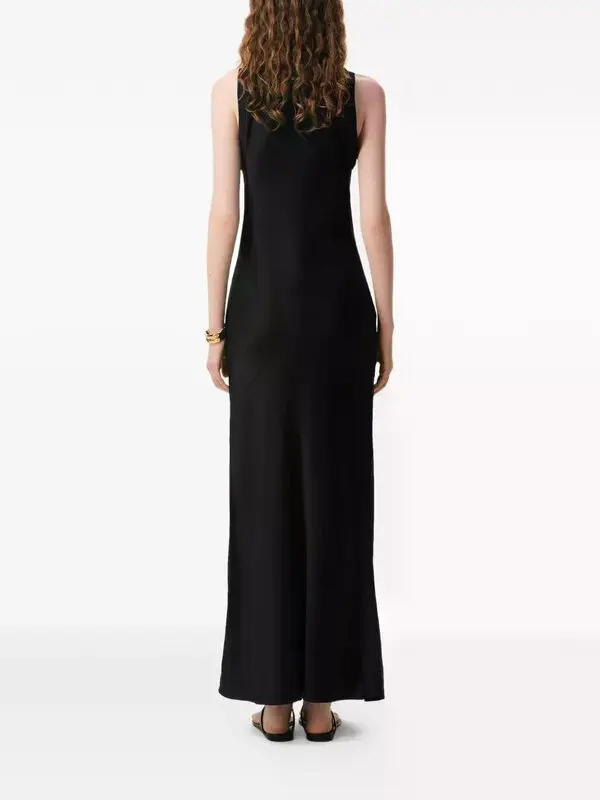 AMI Paris Satin Maxi Tank Dress