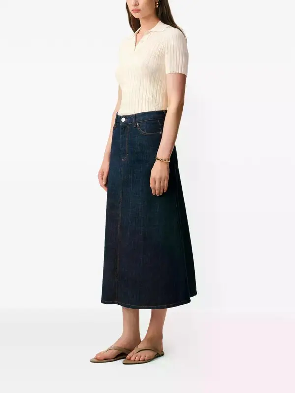 AMI Paris Knit Short Sleeve Polo Shirt