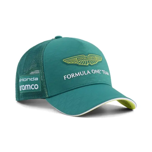 PUMA X Aston Martin Aramco F1 Team Replica Stroll Trucker Cap - Green