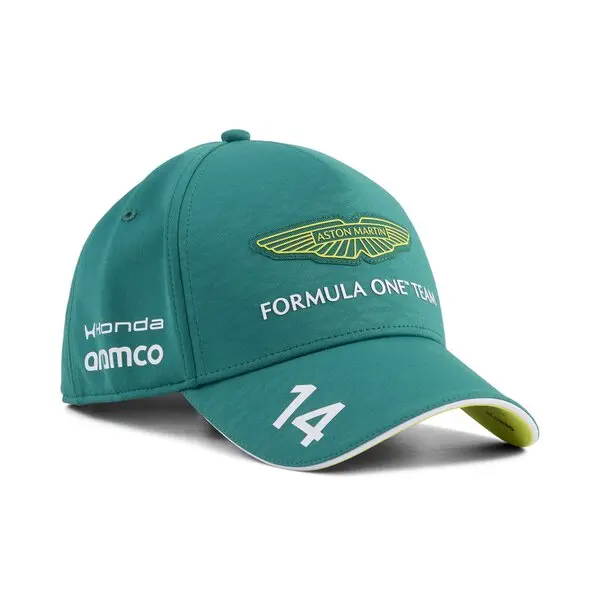 PUMA Aston Martin Aramco F1 Team Replica Alonso Adjustable Hat - Green