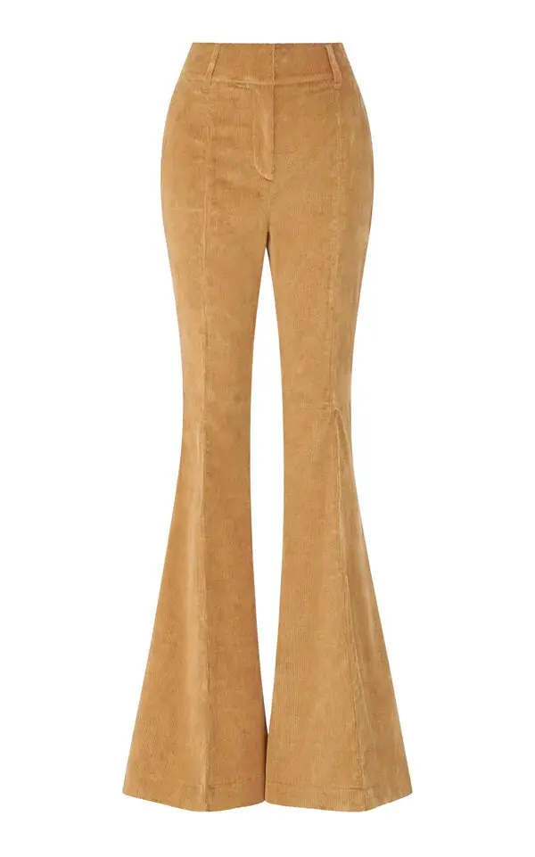Gabriela Hearst Mid-rise Cashmere-wool Wide-leg Pants - Tan