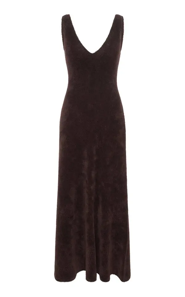 Gabriela Hearst Lady Hall Sleeveless Maxi Dress - Brown