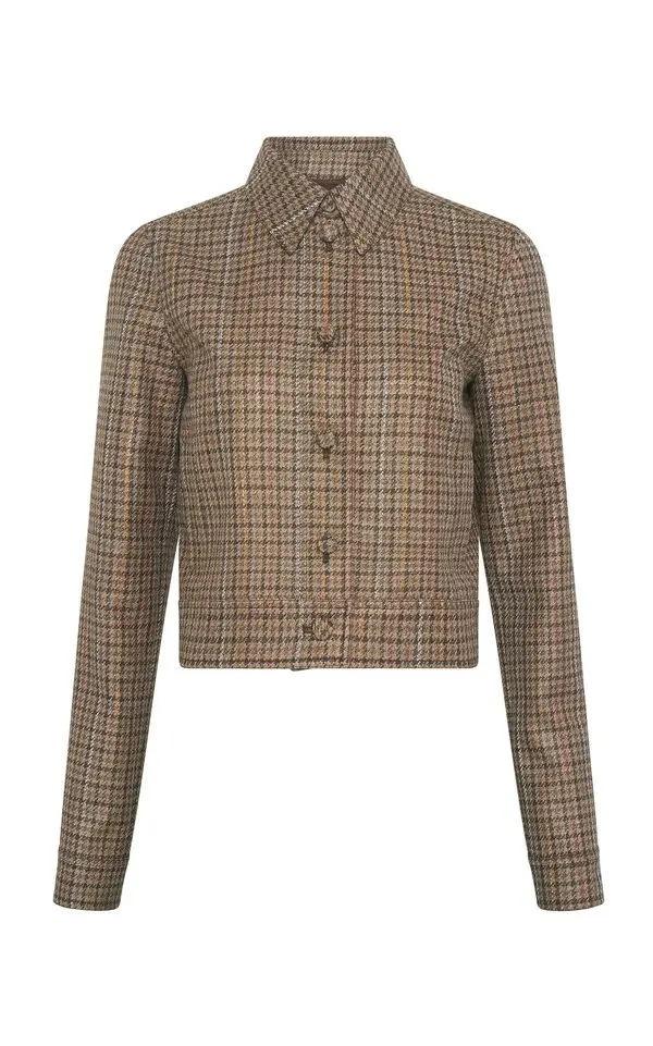 Gabriela Hearst Thereza Checked Jacket