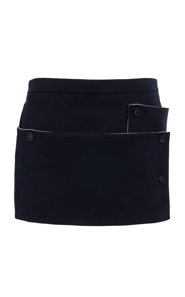 FERRAGAMO Wool Mini Skirt
