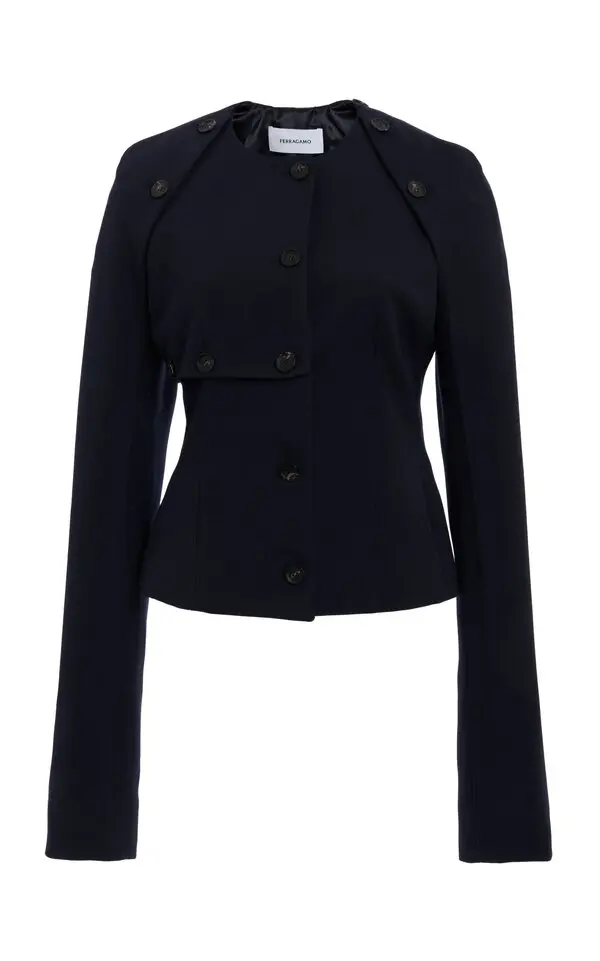 FERRAGAMO Wool Single-breasted Jacket