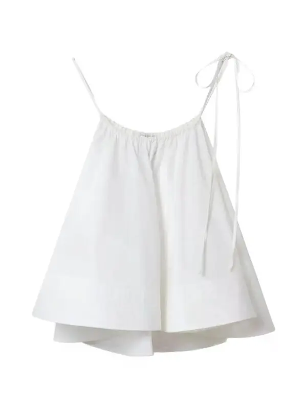 Stella McCartney Tied-straps Sleeveless Top - White