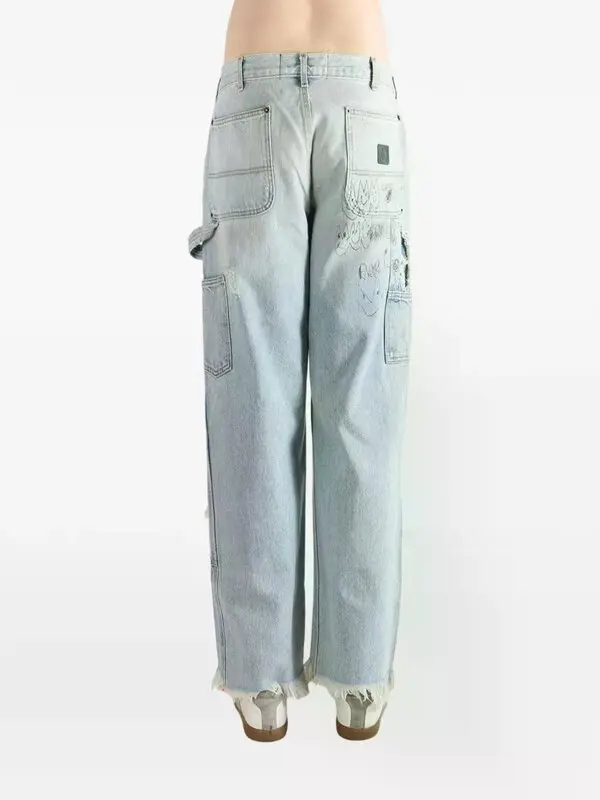 PALY Studded Ripped Trousers