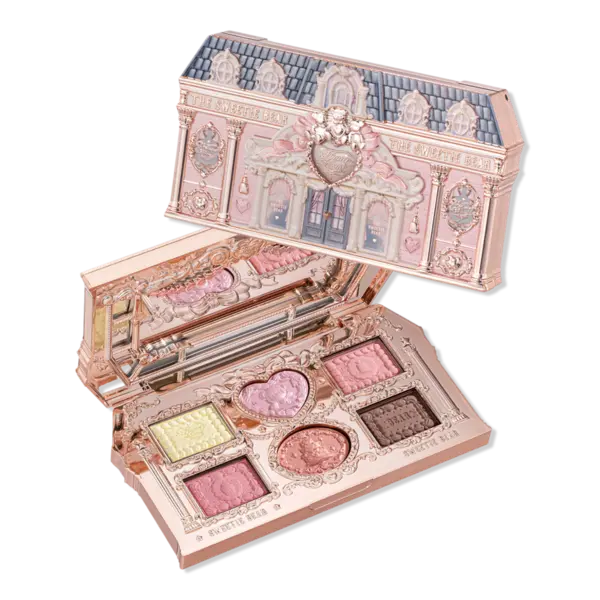FLOWER KNOWS The Sweetie Bear Collection 6-color Makeup Palette - 02 Strawberry Milk