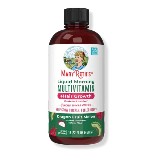 MARYRUTH'S Liquid Morning Multivitamin + Hair Growth Dragonfruit Melon - One-color