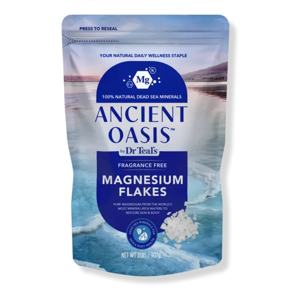 DR TEAL'S Ancient Oasis Fragrance Free Magnesium Flakes