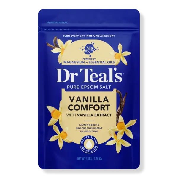 DR TEAL'S Epsom Salt Magnesium Soak, Vanilla Comfort - One-color