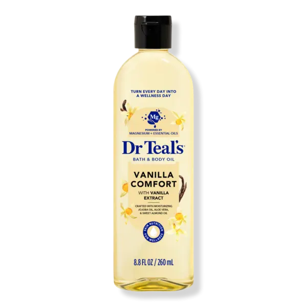 DR TEAL'S Moisturizing Bath & Body Oil, Vanilla Comfort - One-color