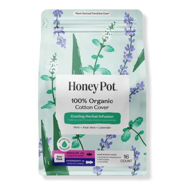 THE HONEY POT COMPANY Cooling Regular And Overnight Duo Pack - One-color