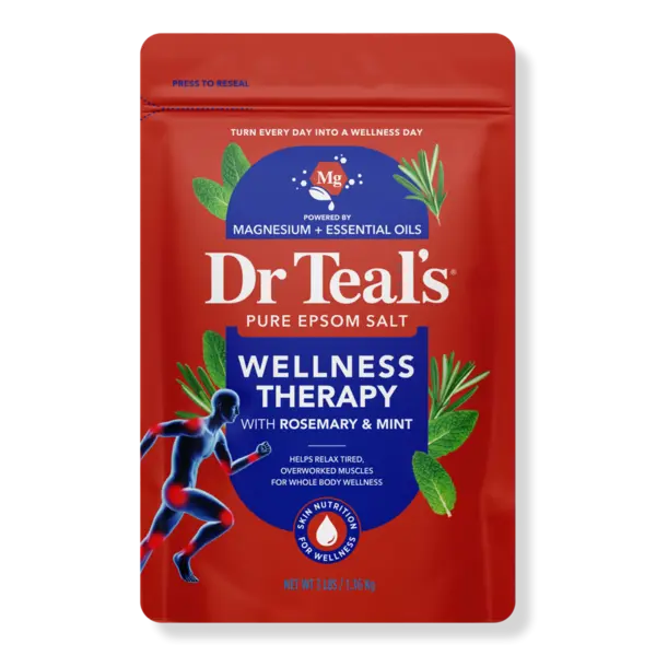 DR TEAL'S Epsom Salt Magnesium Soak, Wellness Therapy With Rosemary & Mint - One-color
