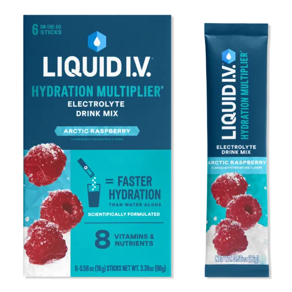 LIQUID I.V. Hydration Multiplier Electrolyte Drink Mix Arctic Raspberry - One-color