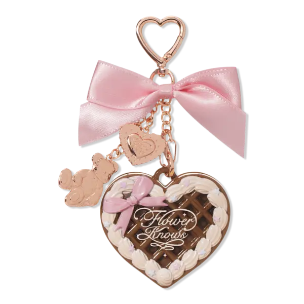 FLOWER KNOWS Sweetie Bear Collection Mini Setting Powder & Charm Set - Cocoa