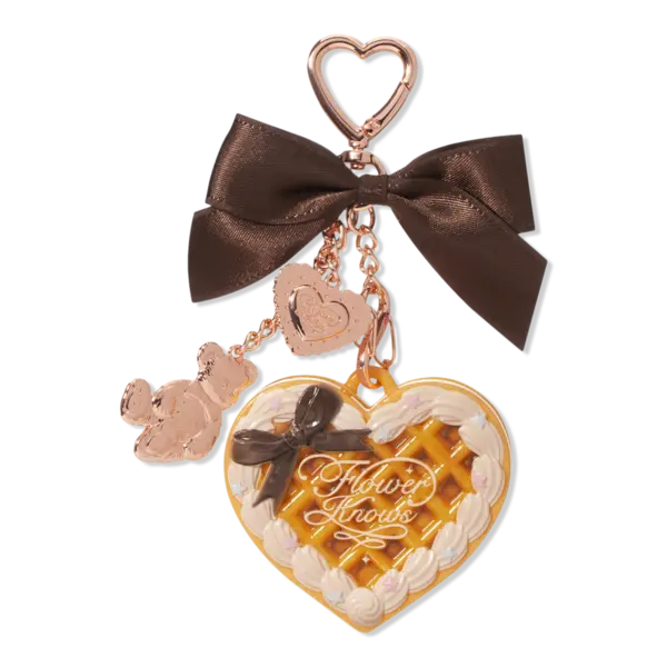 FLOWER KNOWS Sweetie Bear Collection Mini Setting Powder & Charm Set - Cookie
