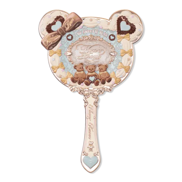 FLOWER KNOWS Sweetie Bear Collection Hand Mirror - Minty Blue