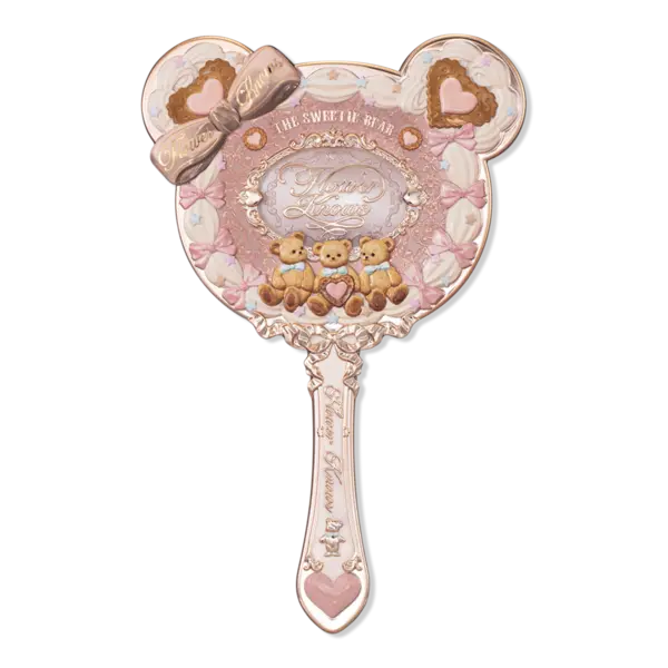 FLOWER KNOWS The Sweetie Bear Collection Hand Mirror - Creamy Pink