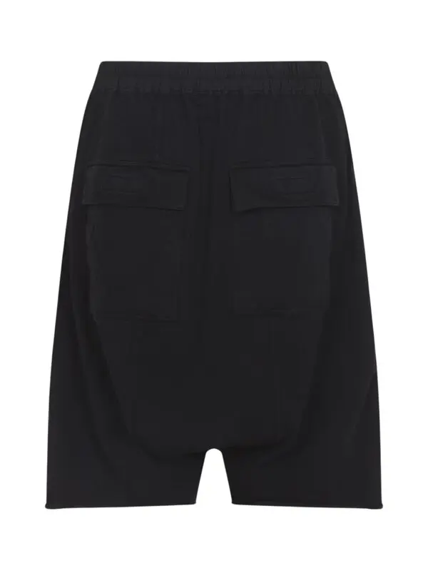 Rick Owens Drawstring Pods Bermuda Shorts - Black