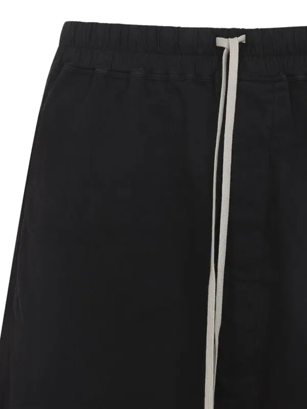 Rick Owens Drawstring Pods Bermuda Shorts - Black