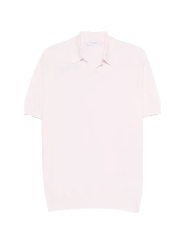 Boglioli Cotton Polo Shirt - Pink