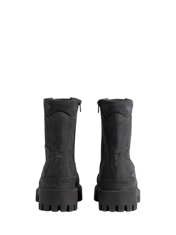 Balenciaga Combat Strike Boots - Black