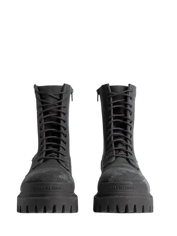 Balenciaga Combat Strike Boots - Black