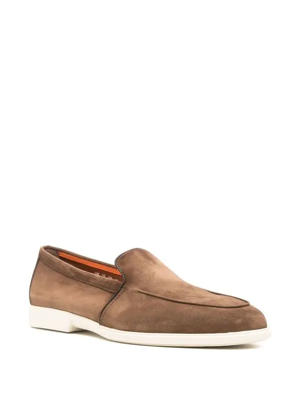 Santoni Malibu Moccasin - Brown
