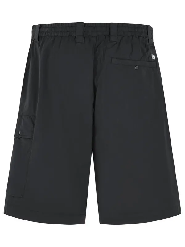 C.P. COMPANY Cotton And Nylon Shorts - Black