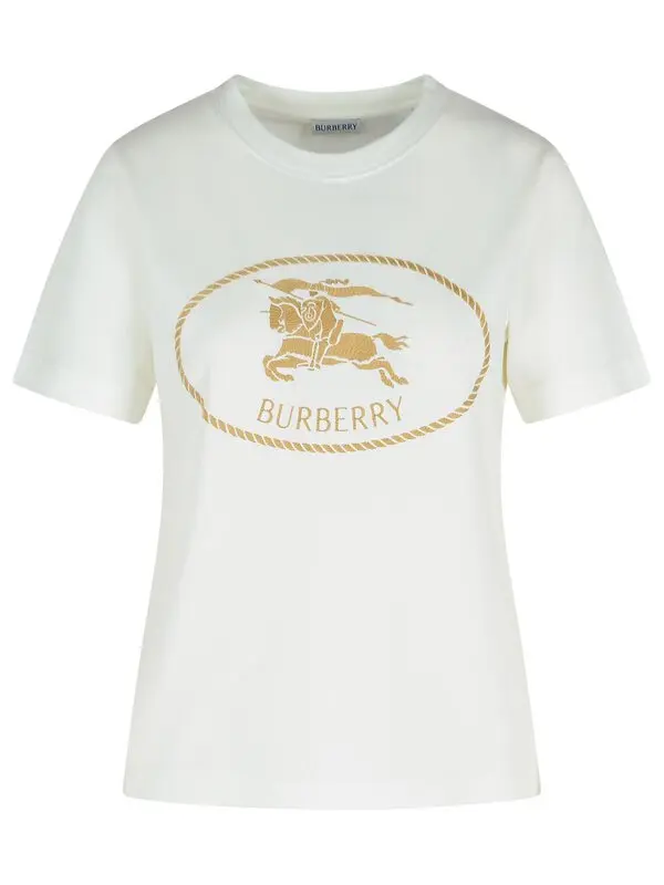 Burberry Cotton T-shirt - Ivory