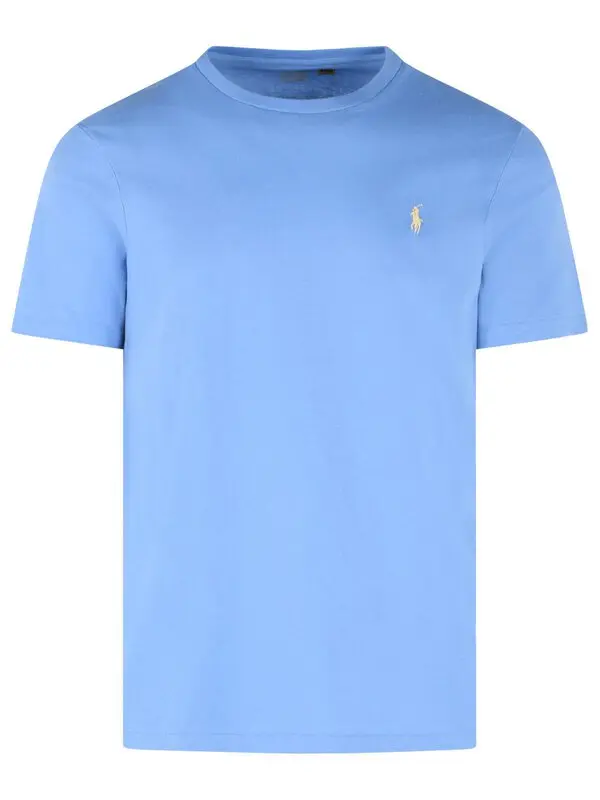 Polo Ralph Lauren Cotton T Shirt - Light Blue