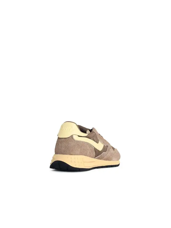 AUTRY Reelwind Low Suede Blend Sneakers - Brown