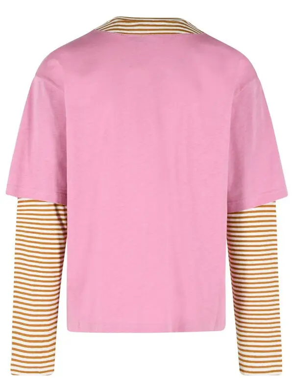 Marni Linen And Cotton Double Layer T Shirt