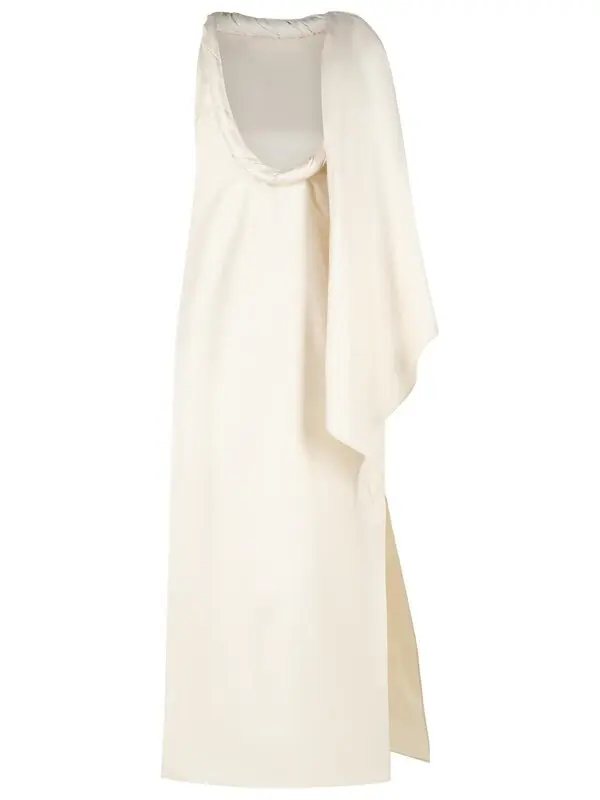 Loulou De Saison Susan Silk Dress - Ivory