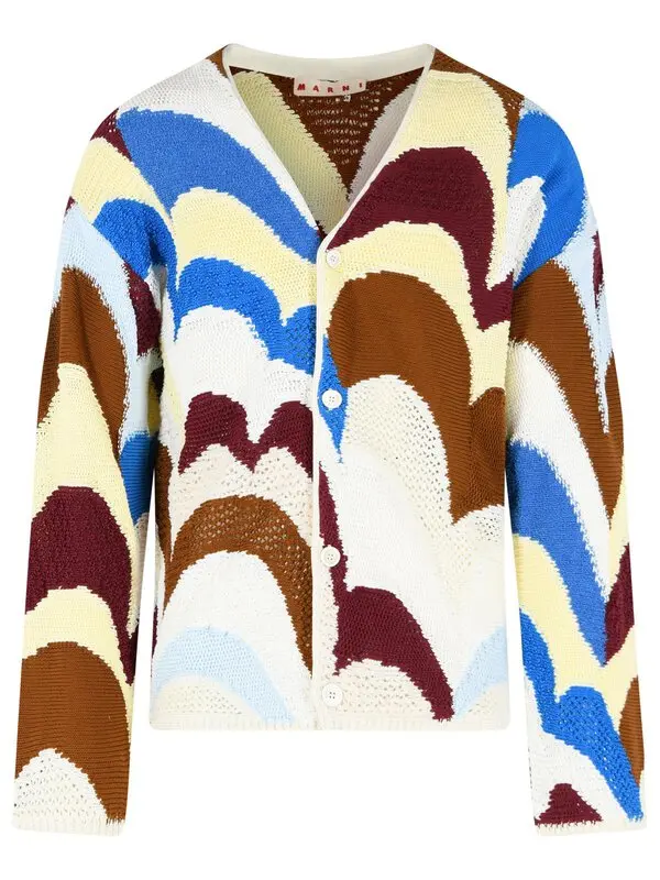 Marni Cotton Cardigan - Multicolor