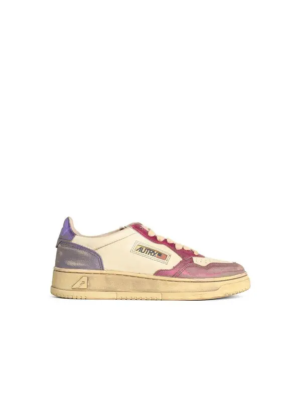 AUTRY Supervintage Low Sneakers - Fuchsia
